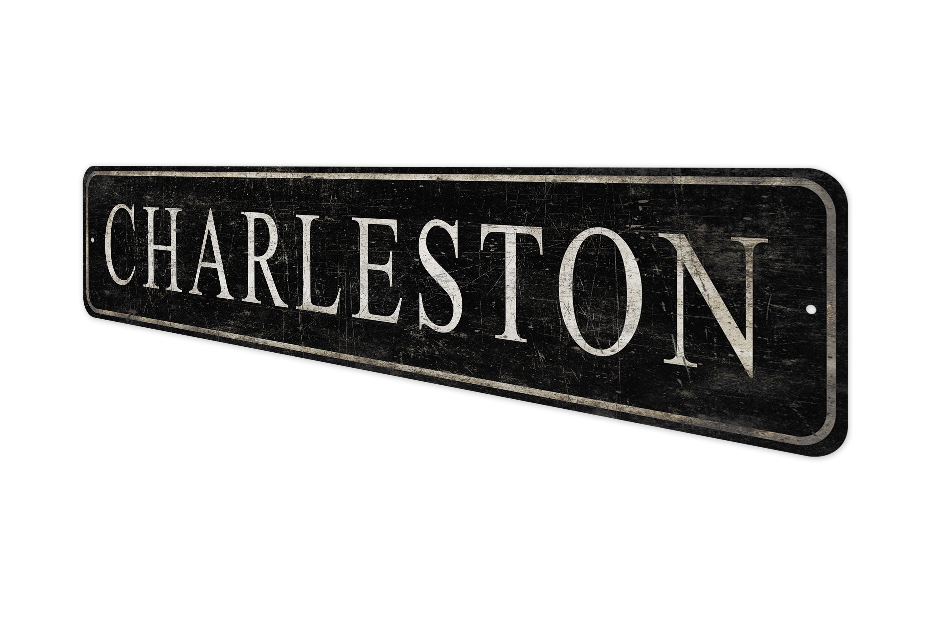 Charleston City Sign Custom City Sign Vintage Style Sign | Etsy
