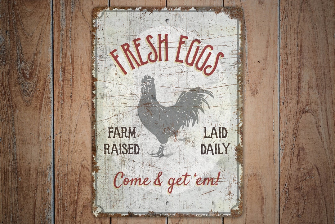 Fresh Eggs Sign - Fresh Eggs Shop Decor - Eggs Shop Sign - Eggs Shop ...