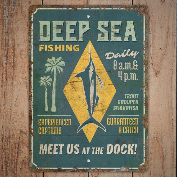 Deep Sea Fishing - Etsy