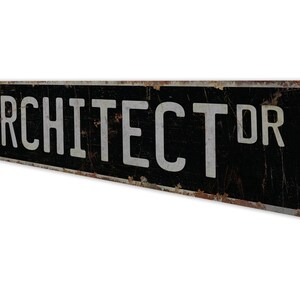 Architect - Architect Sign - Architect Decor - Vintage Style Sign ...