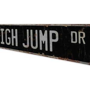 High Jump - High Jump Sign - High Jump Game - High Jump Decor - Custom ...