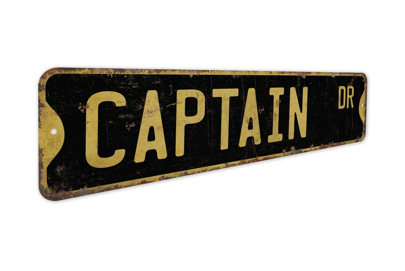 Captain Captain Sign Captain Decor Vintage Style Sign - Etsy