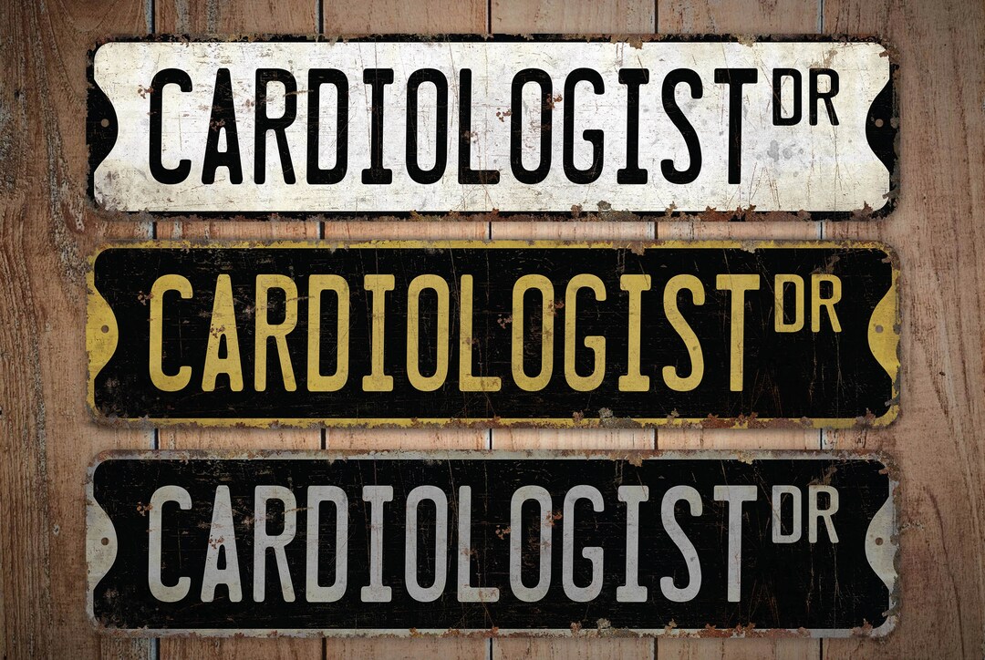 Cardiologist - Cardiologist Sign - Cardiologist Decor - Vintage Style ...
