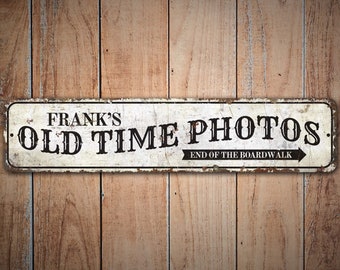 Boardwalk Arcade Sign Personalized Arrow Boardwalk Location - Etsy