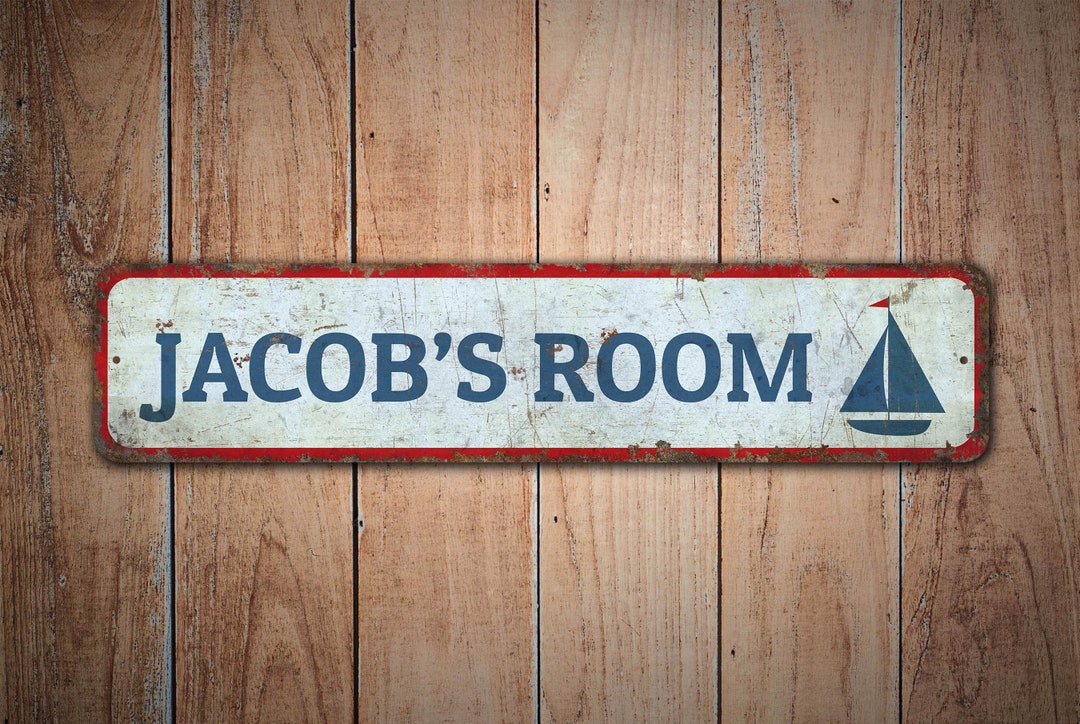 Jacobs Room Kids Room Kids Room Sign Kids Room Decor Vintage Style Sign ...