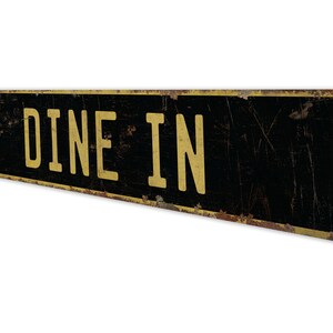 Dine in Sign - Dine in - Restaurant Decor - Custom Restaurant ...