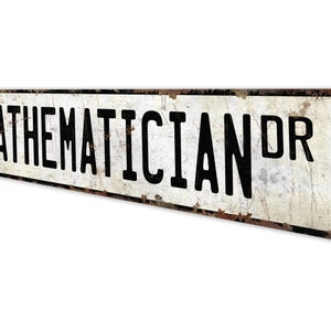 Mathematician - Mathematician Sign - Mathematician Decor - Vintage ...