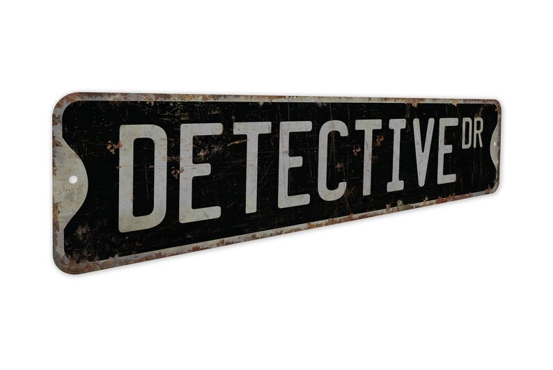 Detective - Detective Sign - Detective Decor - Vintage Style Sign ...