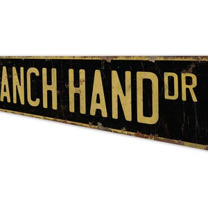Ranch Hand - Ranch Hand Sign - Ranch Hand Decor - Vintage Style Sign ...