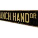 Ranch Hand - Ranch Hand Sign - Ranch Hand Decor - Vintage Style Sign ...