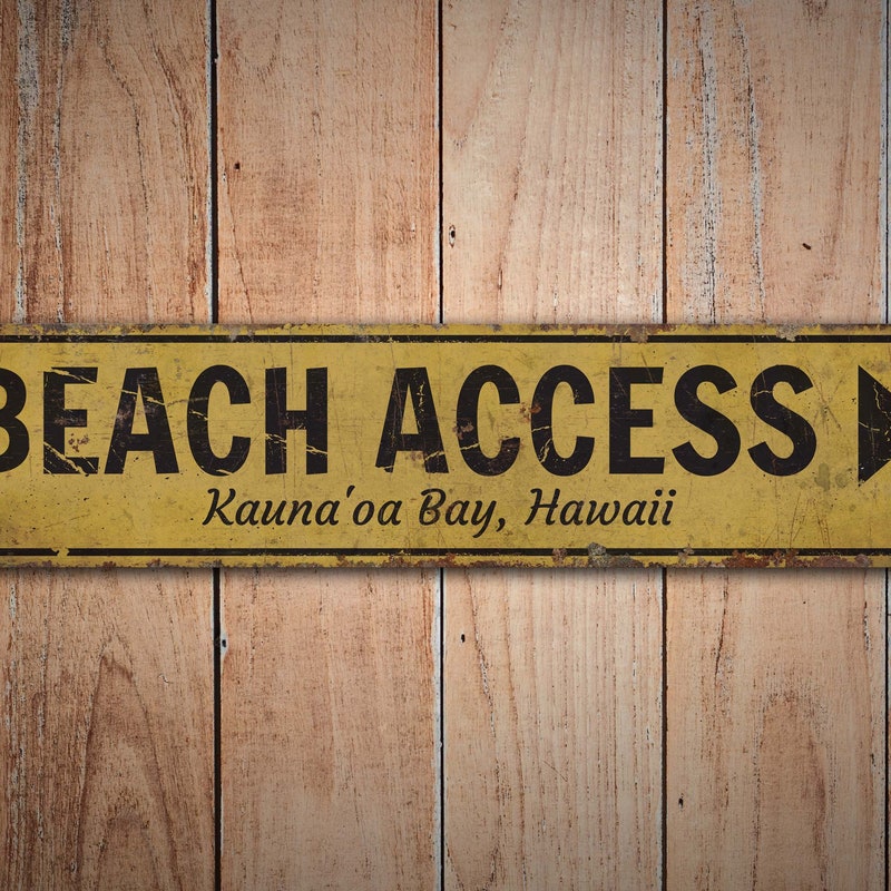 Custom Beach Sign - Etsy