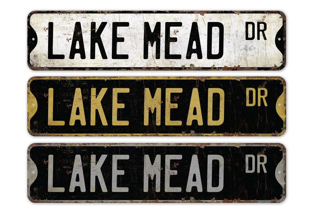Lake Mead - Lake Mead Sign - Nevada-arizona Lake - Lake Mead Decor ...