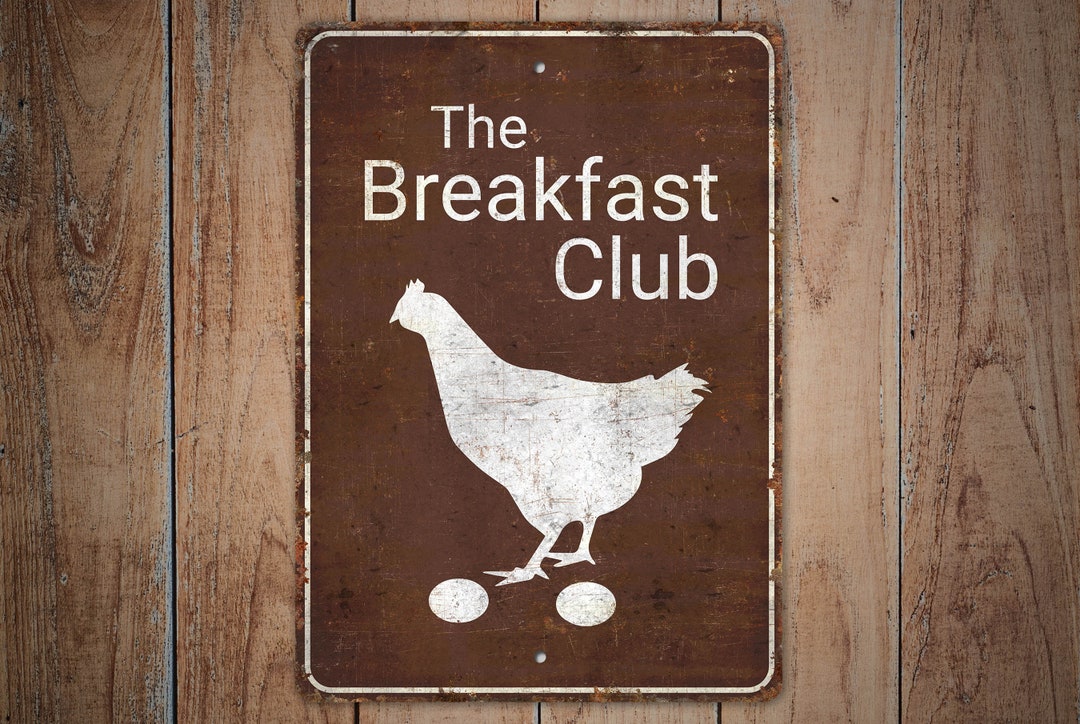 The Breakfast Club Sign - Breakfast Club - Breakfast Club Decor ...