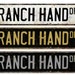 Ranch Hand Ranch Hand Sign Ranch Hand Decor Vintage - Etsy