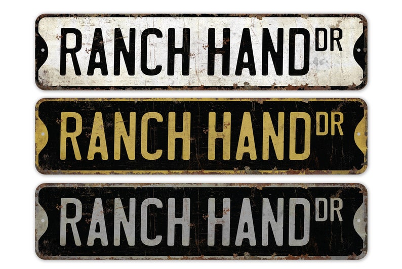 Ranch Hand Ranch Hand Sign Ranch Hand Decor Vintage - Etsy