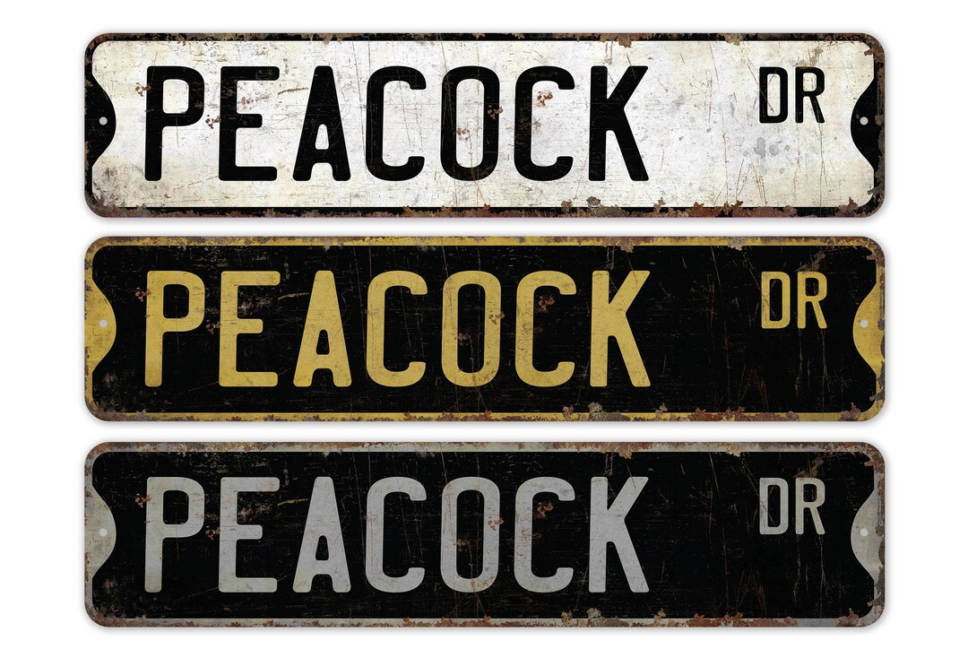 Peacock - Peacock Sign - Peacock Decor - Peacock Lover Gift - Custom ...
