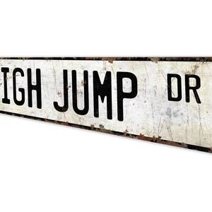 High Jump - High Jump Sign - High Jump Game - High Jump Decor - Custom ...