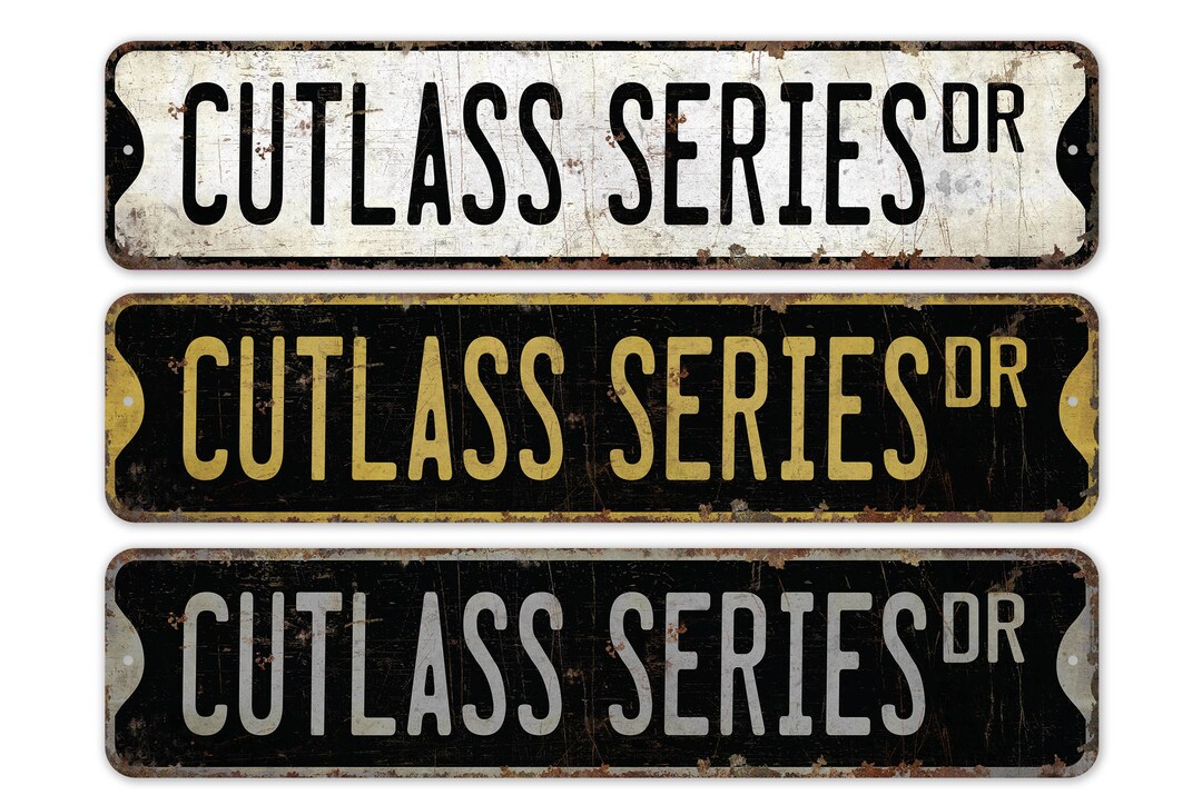 Cutlass Series - Cutlass Series Sign - Oldsmobile Decor - Cutlass ...