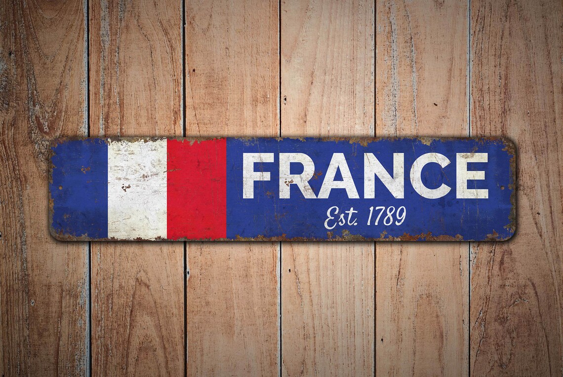 France Est Sign - France Est 1789 - France Flag Sign - Country Name ...