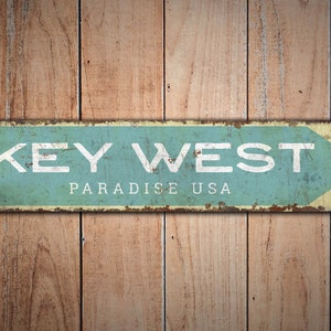 Key West Sign - Key West Decor - Key West Florida - Beach House Decor ...