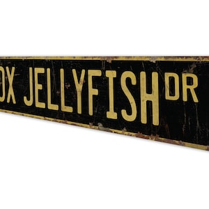 Box Jellyfish - Box Jellyfish Sign - Box Jellyfish Decor - Vintage ...