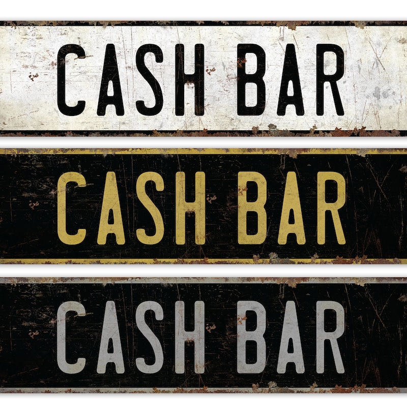 Cash Only Sign - Etsy