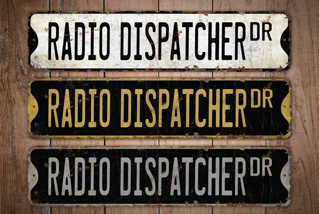 Radio Dispatcher - Radio Dispatcher Sign - Radio Dispatcher Decor ...
