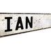 Ian Name Sign - Kids Room Door Sign - Boys Room Sign - Custom Name Sign ...