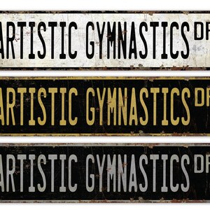 Artistic Gymnastics - Artistic Gymnastics Sign - Gymnastics Sign ...