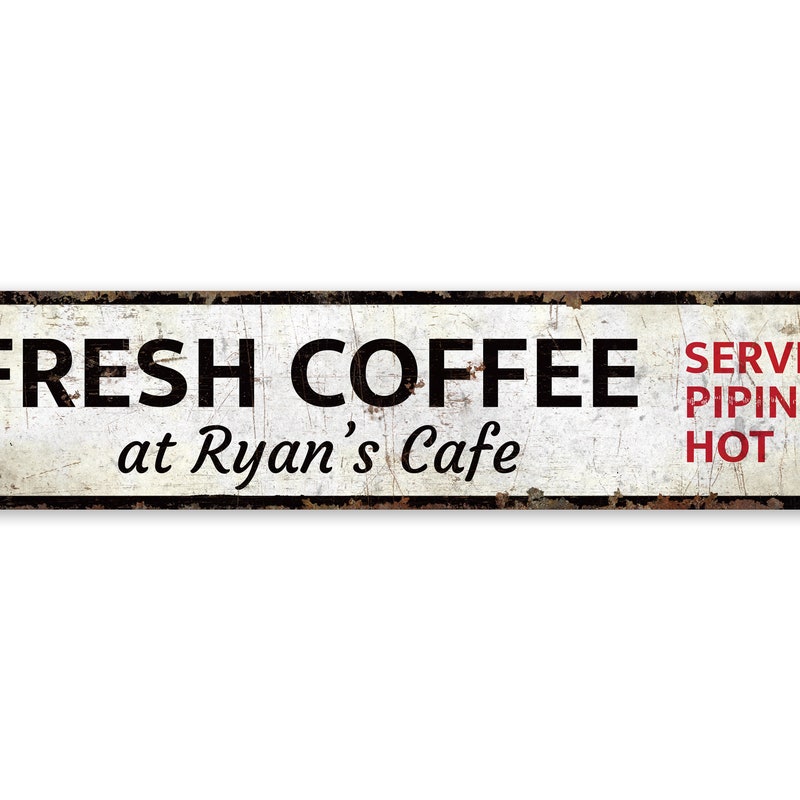 Fresh Coffee Sign - Etsy