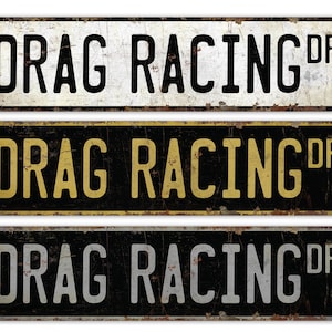 Drag Racing Sign - Drag Racing Game - Drag Racing Decor - Custom Drag ...