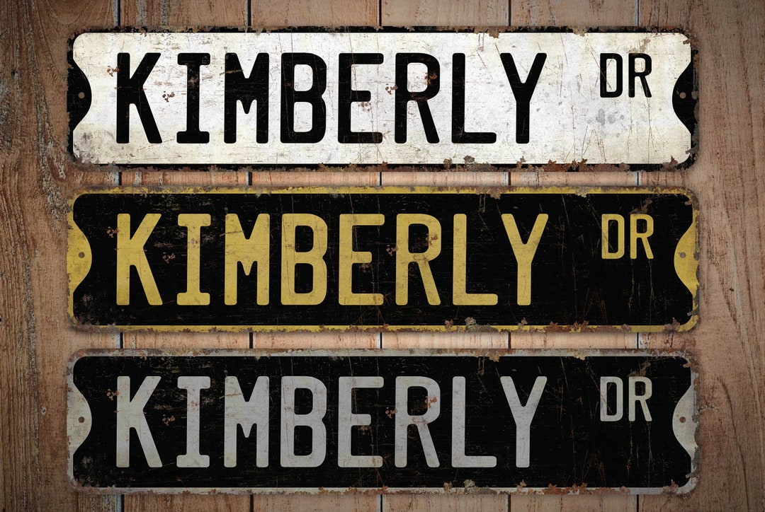 Kimberly Name Sign - Girls Name Sign - Custom Name Sign - Home Decor ...