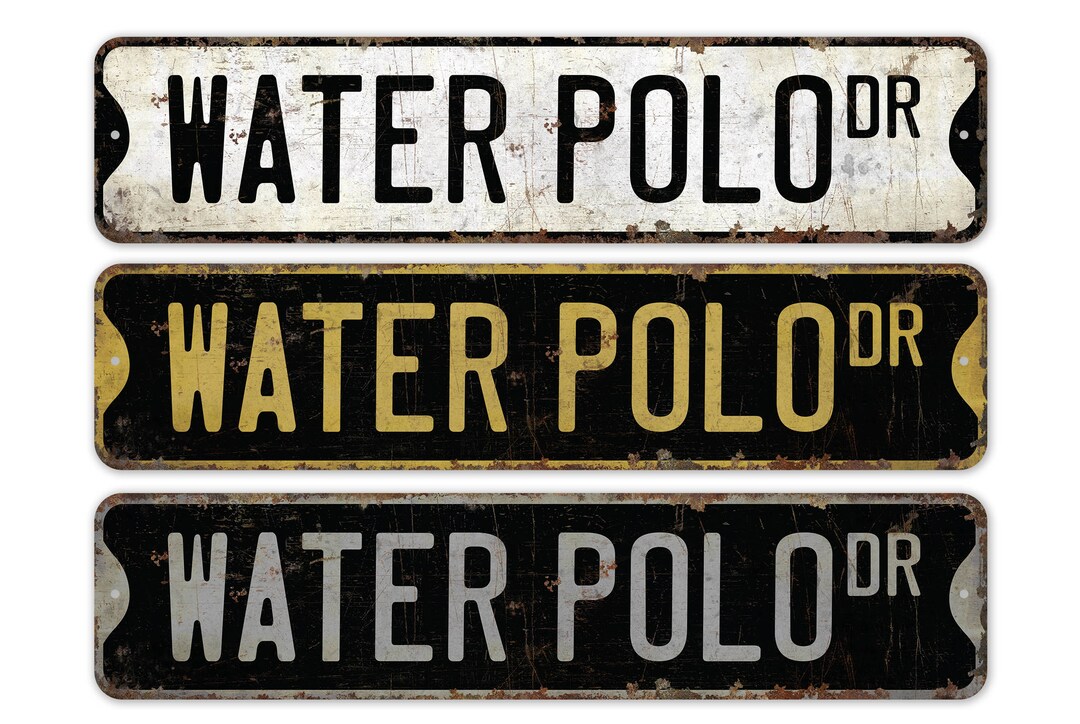 Water Polo Sign - Polo Sign - Water Game Sign - Custom Water Polo ...