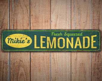 Lemonade Metal Wreath Sign Lemons Sign Lemonade Decor Lemon - Etsy