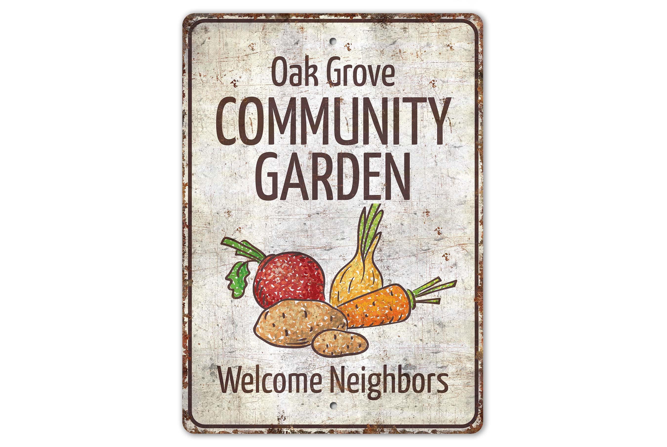 Lk Druid Community Garden Sign