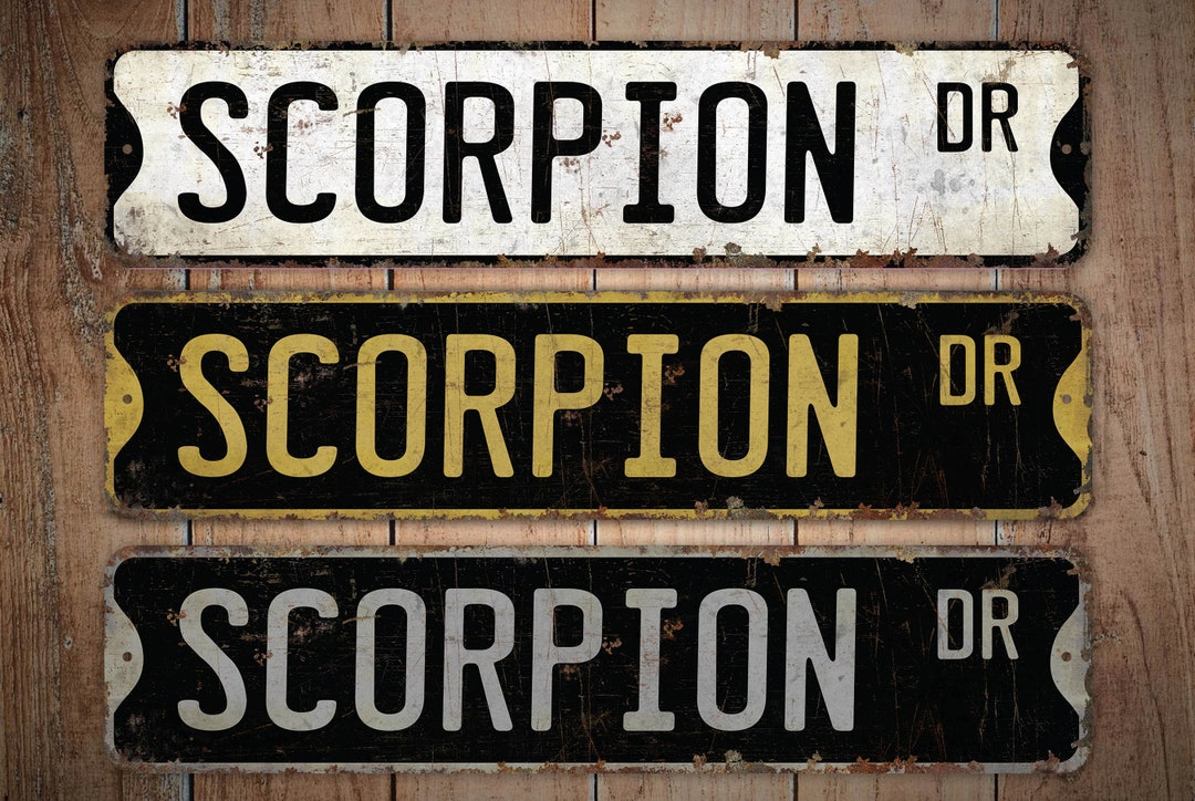 Scorpion - Scorpion Sign - Scorpion Decor - Scorpion Lover - Custom ...