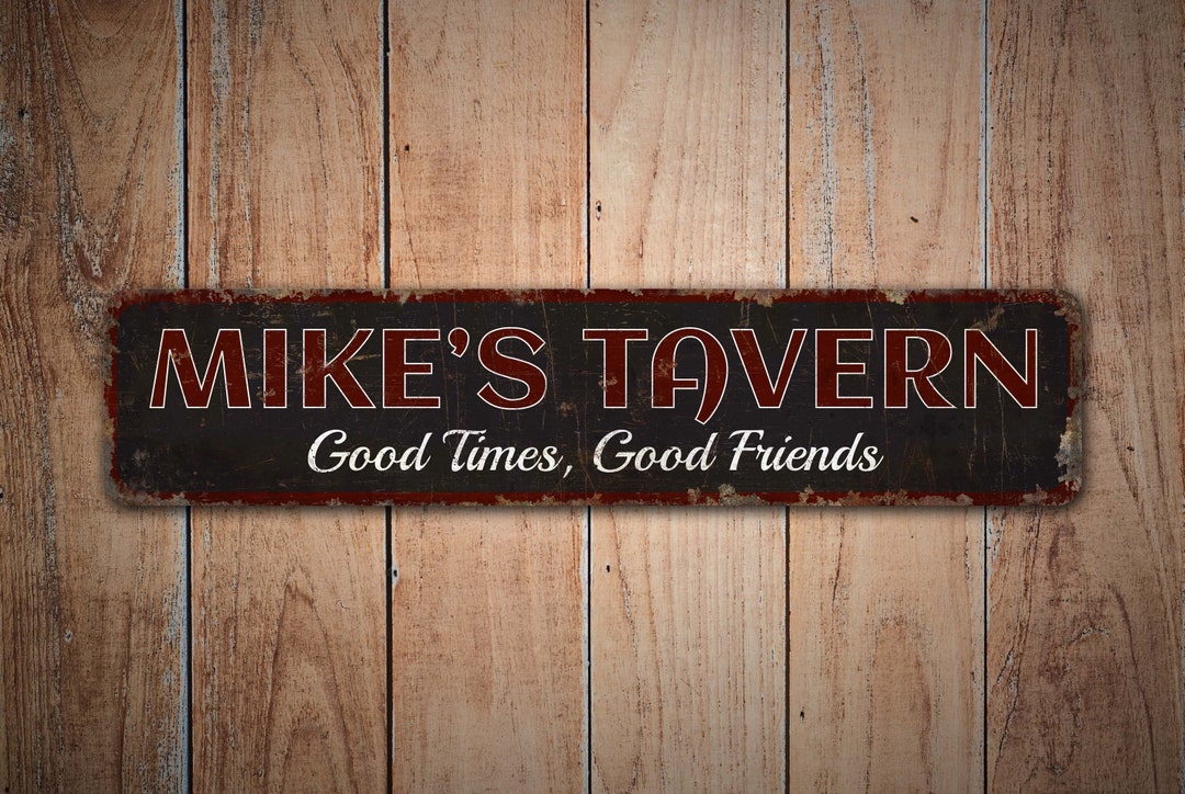 Good Times Sign - Good Friends Sign - Vintage Style Sign - Good Friends ...