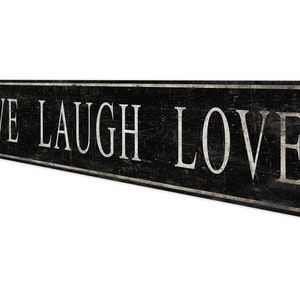Live Laugh Love - Live Love Sign - Vintage Style Sign - Live Love Decor ...