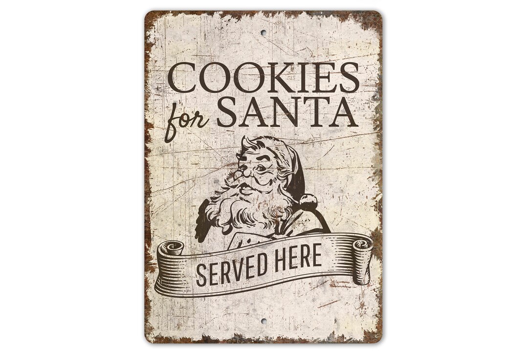 Cookies for Santa - Christmas Sign - Christmas Decor - Christian Sign ...