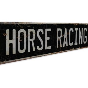Horse Racing Sign - Horse Racing Game - Horse Racing Decor - Custom ...