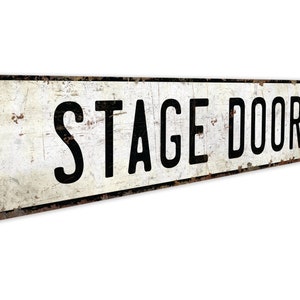 Stage Door Sign - Stage Door - Stage Door Decor - Vintage Style Sign ...