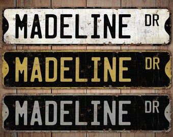 Madeline Metal Sign - Etsy