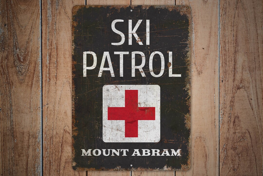 Ski Patrol - Ski Patrol Decor - Ski Patrol Sign - Medical Service Sign ...