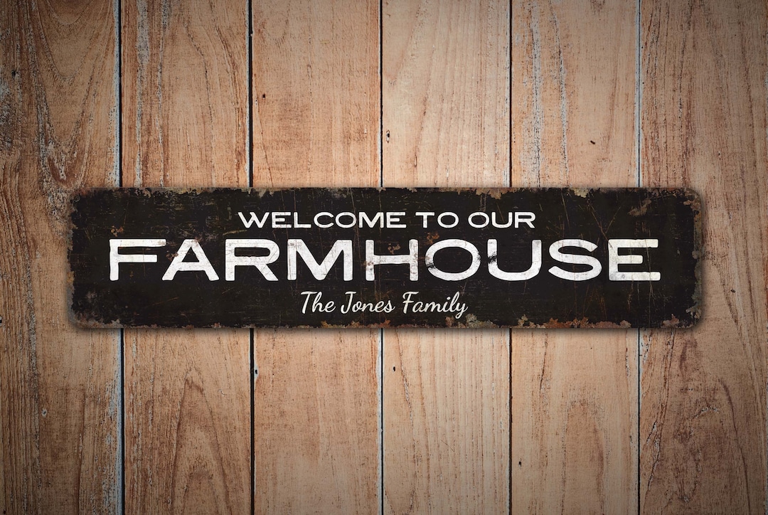 Welcome to Farmhouse - Welcome to the Farm - Welcome Sign - Farmhouse ...