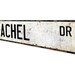 Rachel Name Sign Girls Name Sign Kids Room Door Sign - Etsy