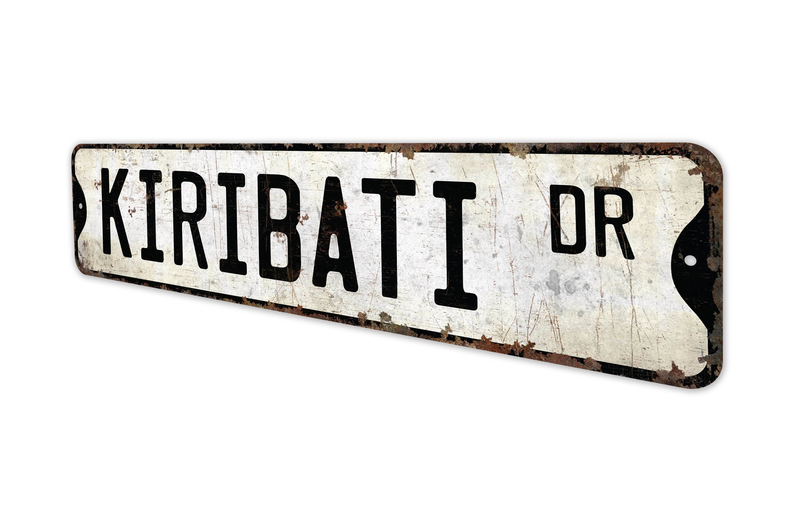 Kiribati - Kiribati Sign - Kiribati Decor - Vintage Style Sign - Custom ...