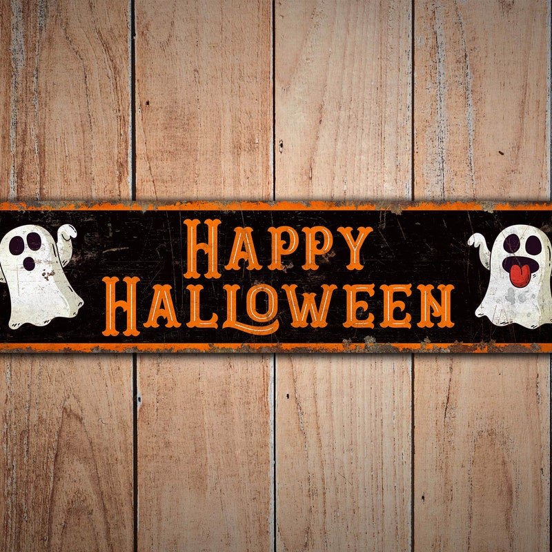 Happy Halloween Sign - Etsy
