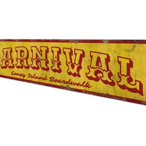Carnival Sign - Carnival Decor - Custom Carnival Sign - Vintage Style ...