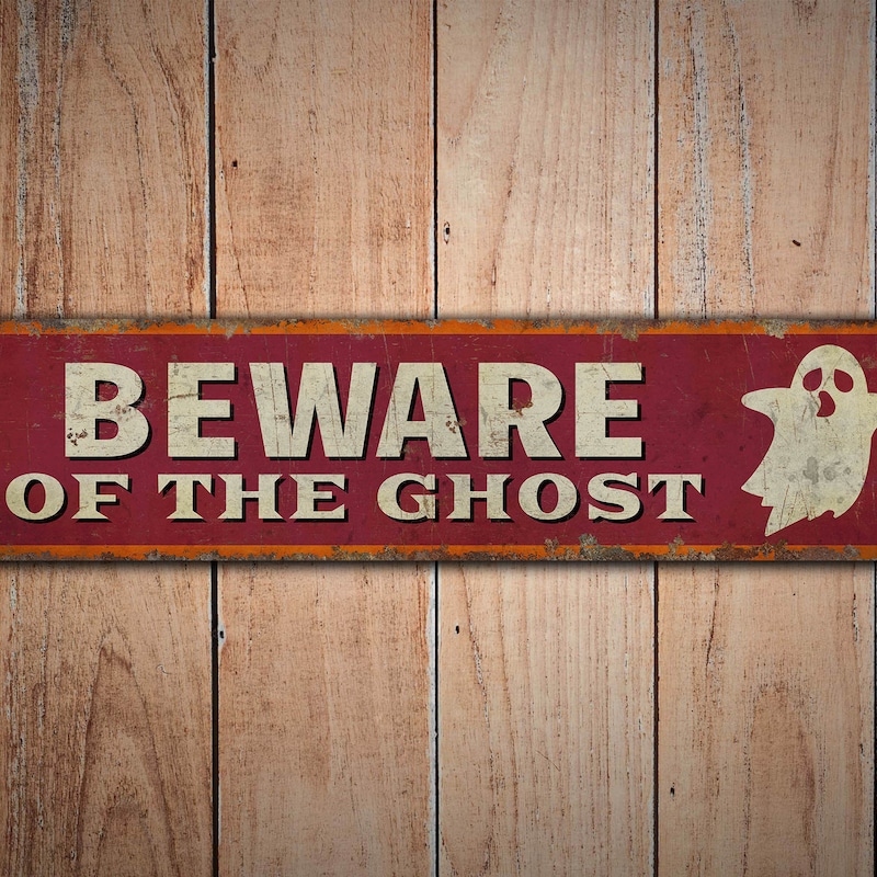 Halloween Beware Sign - Etsy