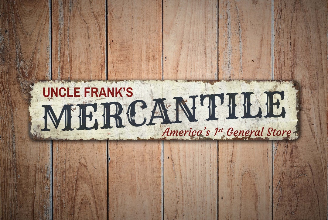 Mercantile Store - Mercantile Store Sign - Mercantile Store Decor ...